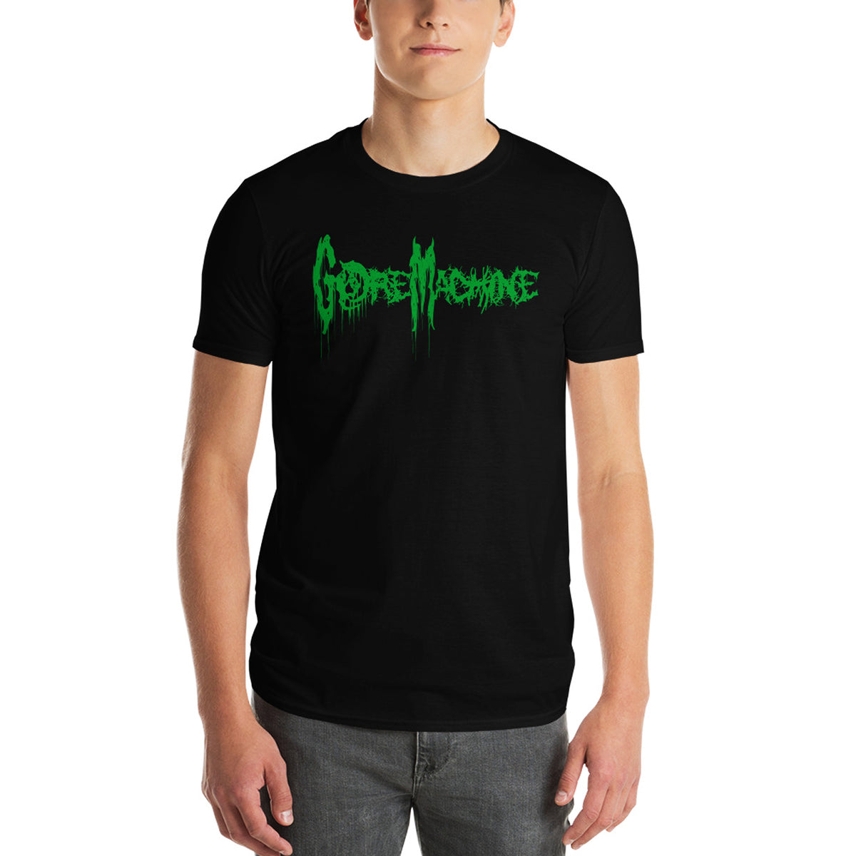 GORE MACHINE - Logo Black T-Shirt – Horror Pain Gore Death Productions Shop