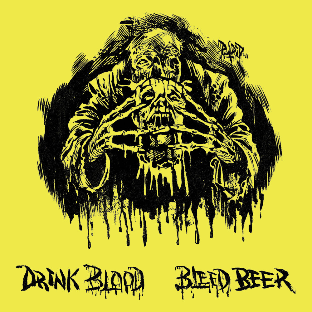 HORROR PAIN GORE DEATH PRODUCTIONS - HPGD Drink Blood Bleed Beer Yello ...