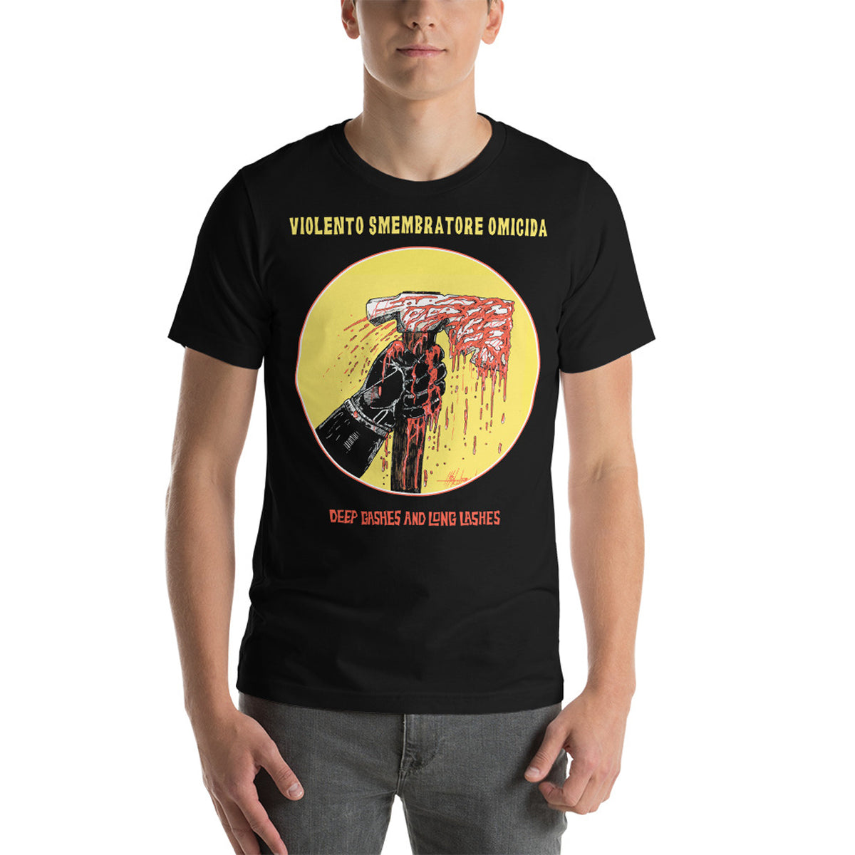 VHS - Deep Gashes And Long Lashes T-Shirt – Horror Pain Gore Death ...