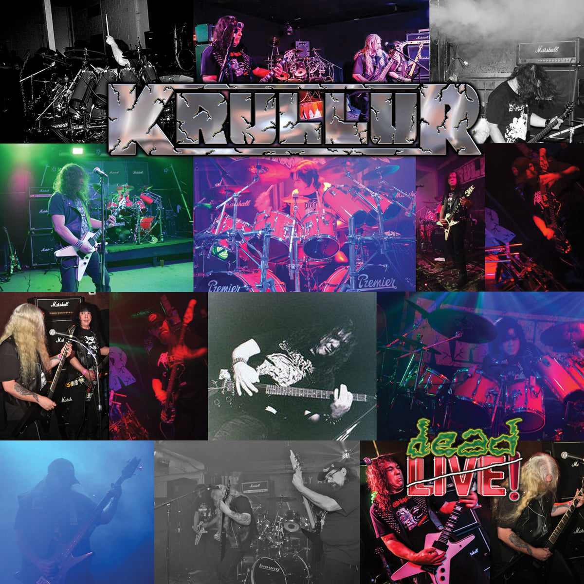 KRULLUR - Dead Live! CD – Horror Pain Gore Death Productions Shop
