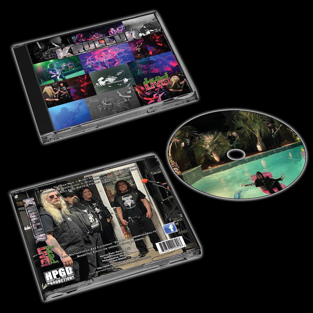 KRULLUR - Dead Live! CD – Horror Pain Gore Death Productions Shop